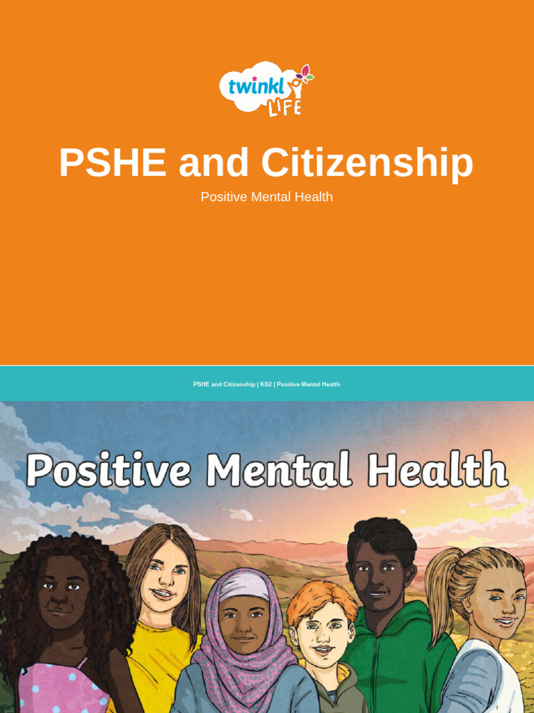 Pshe and Citizenship Positive Mental Health Lesson Presentation | PDF