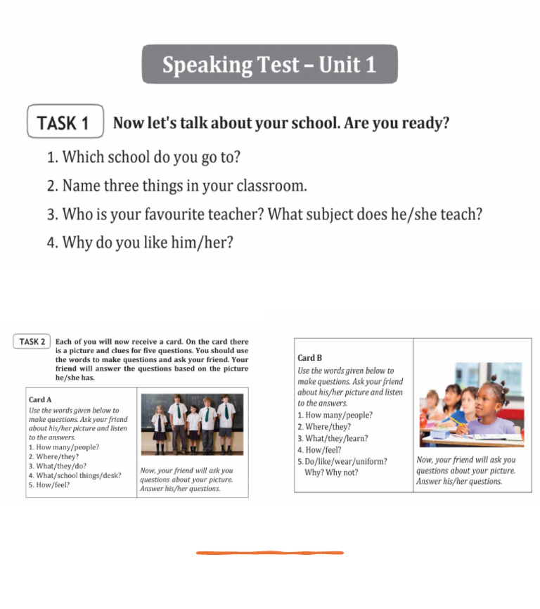 Speaking Test | PDF