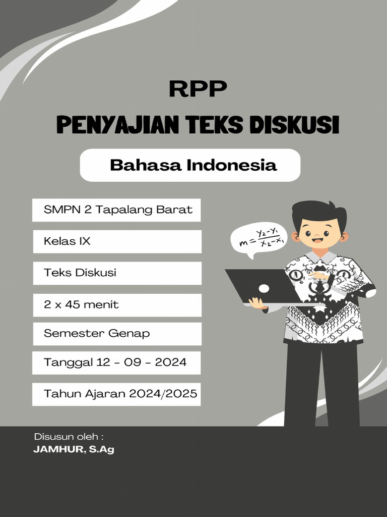 RPP Kls 9 Teks Diskusi | PDF