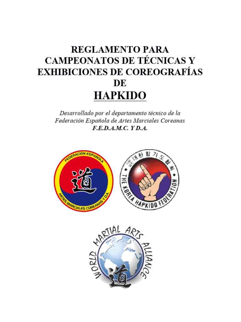 Reglamento de Hapkido | PDF