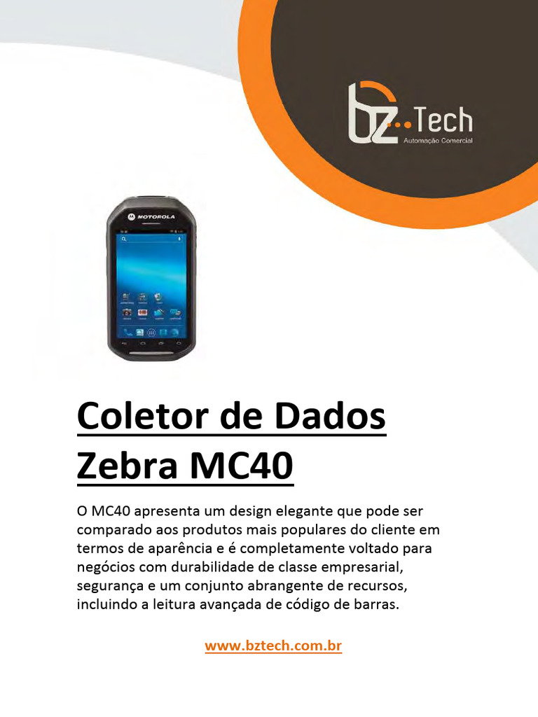Manual Zebra mc40 | PDF