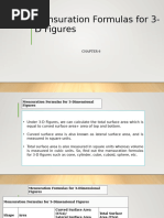 Mensuration Maths Formulas For 2D and 3D Shapes With PDF | PDF | Area ...