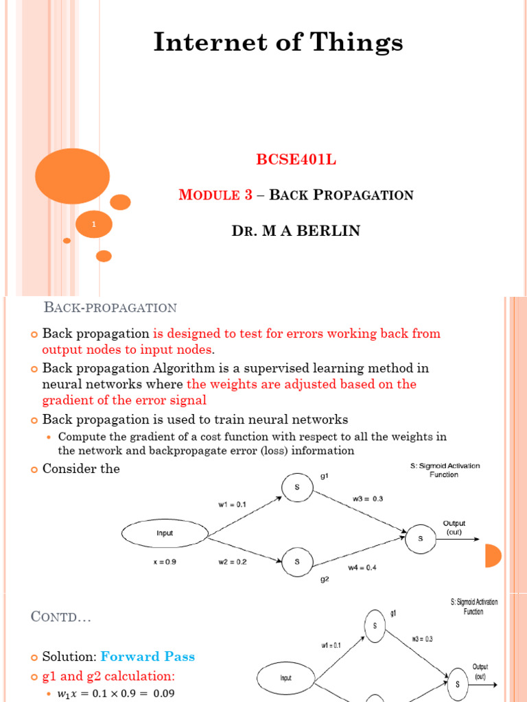 Back Propagation in Neural Networks | PDF | Theoretical Computer ...