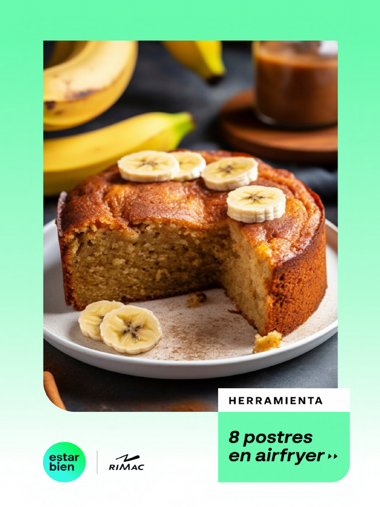 Cocina en Vivo 8 Postres en Airfryer | PDF