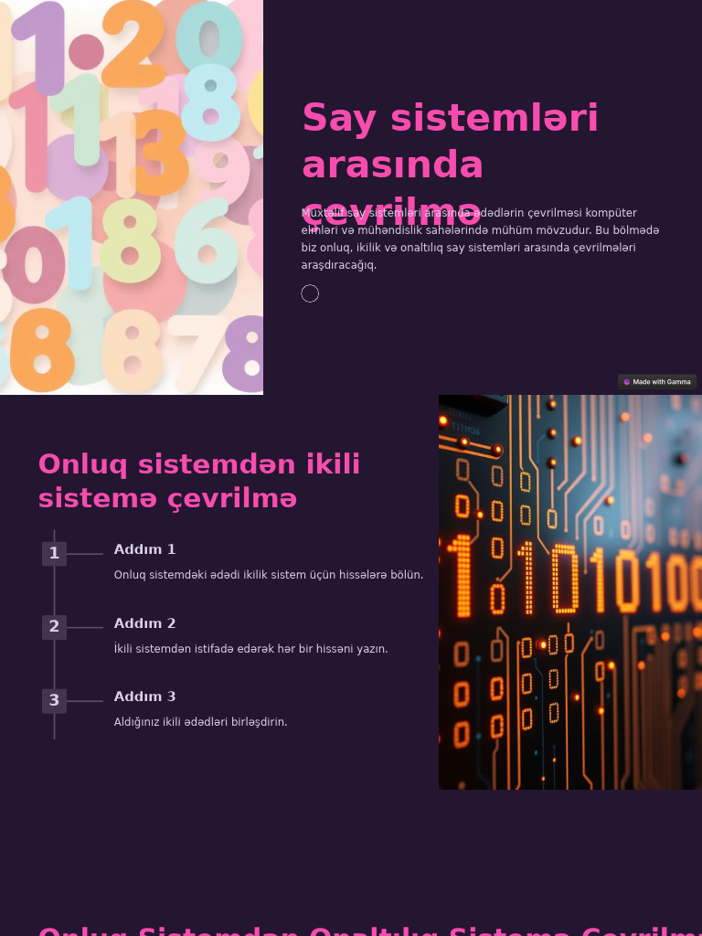 Sayi Sistemleri Arasinda Donusum | PDF