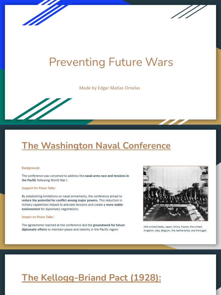 Preventing Future Wars | PDF