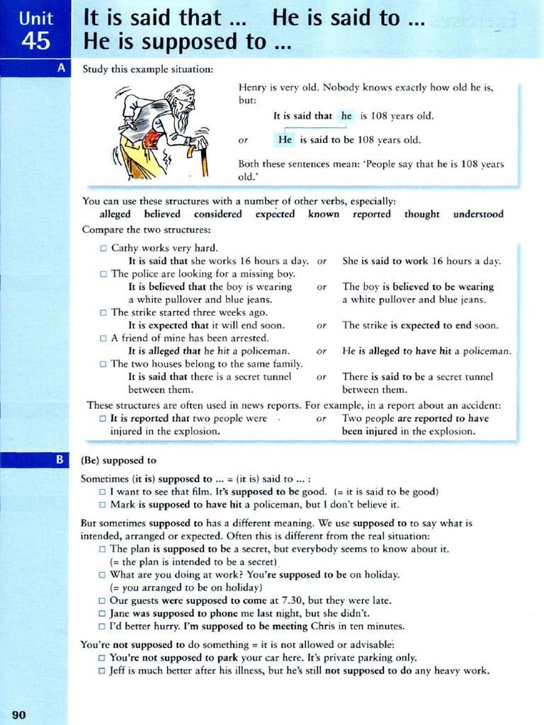 Intermediate - Passive With Reporting Verbs | PDF