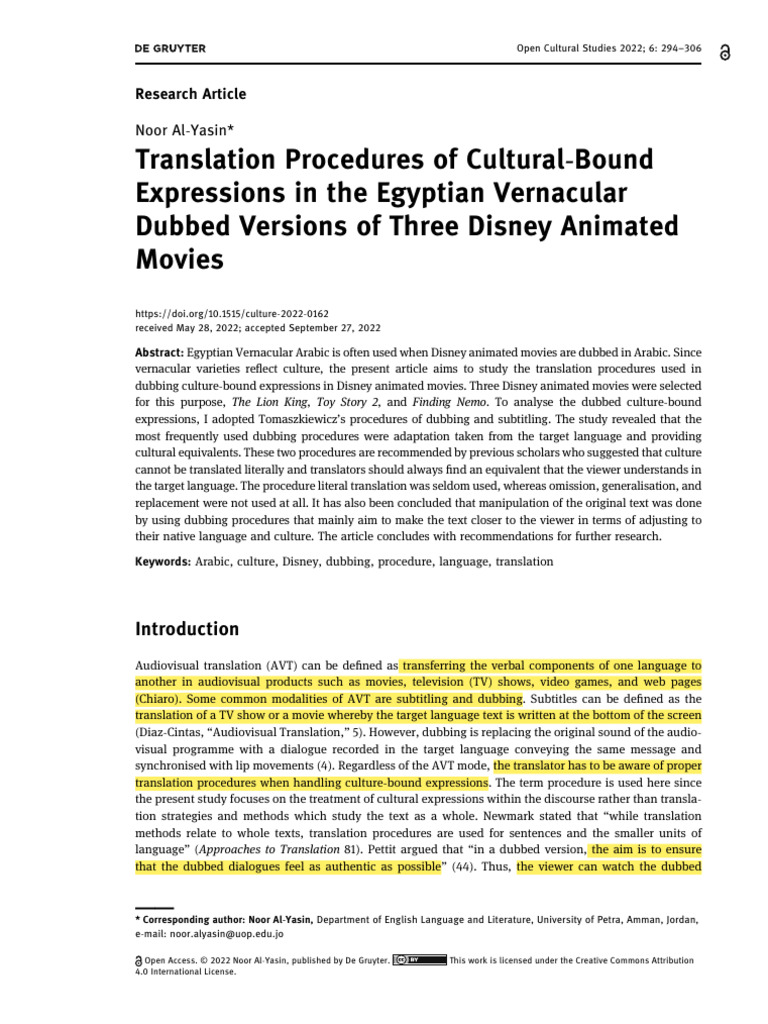 Disney Dubbed Films | PDF