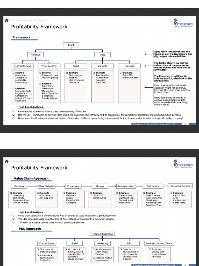 Cases Frameworks | PDF