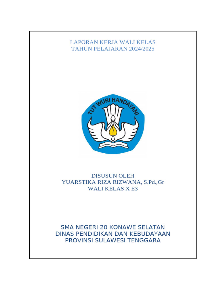 LAPORAN - WALI - KELAS Icha | PDF