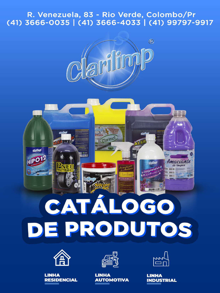 Catalogo de Produtos Clarilimp - Compressed | PDF