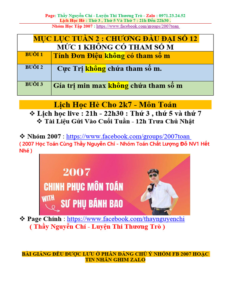 Tuan 2 - Muc 1 - Ham So | PDF