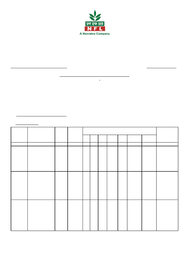 NFL Non Executive Detailed Notification SR | PDF