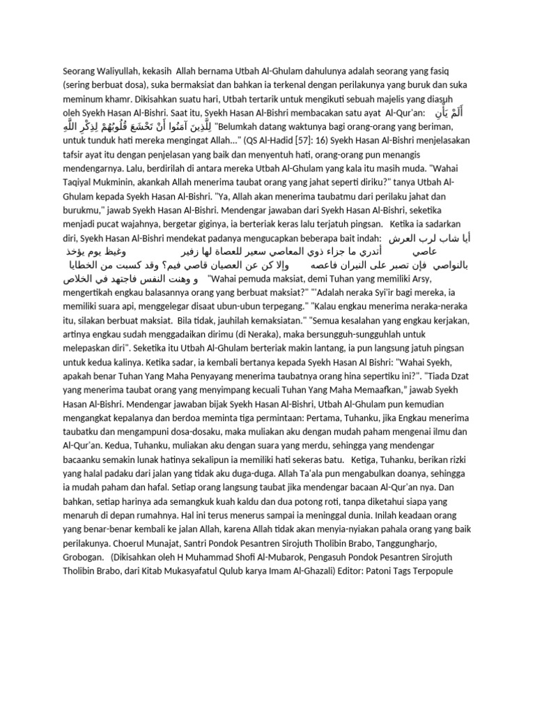 Kisah Waliyullah | PDF