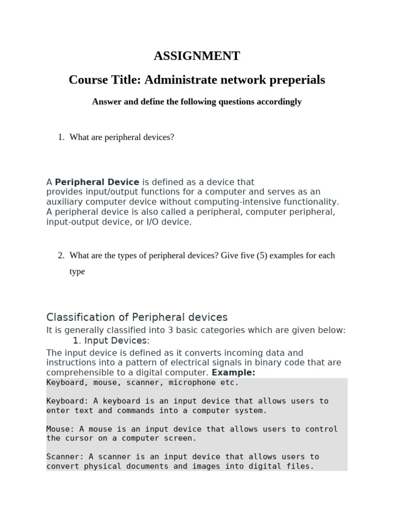 ASSIGNMENT Adminstrate Network | PDF | Computer Network | Transmission Medium