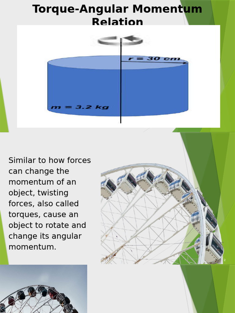 PPT1 Physics 2nd Torque and Momentum | PDF