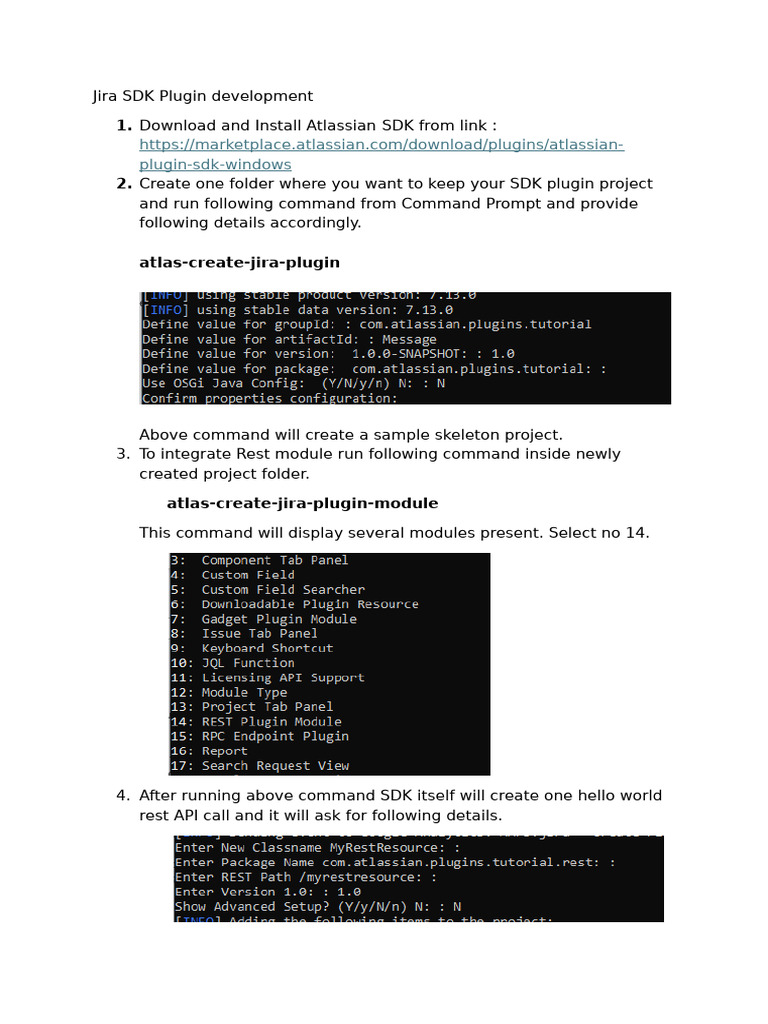 Jira Plugin Development Guide | PDF