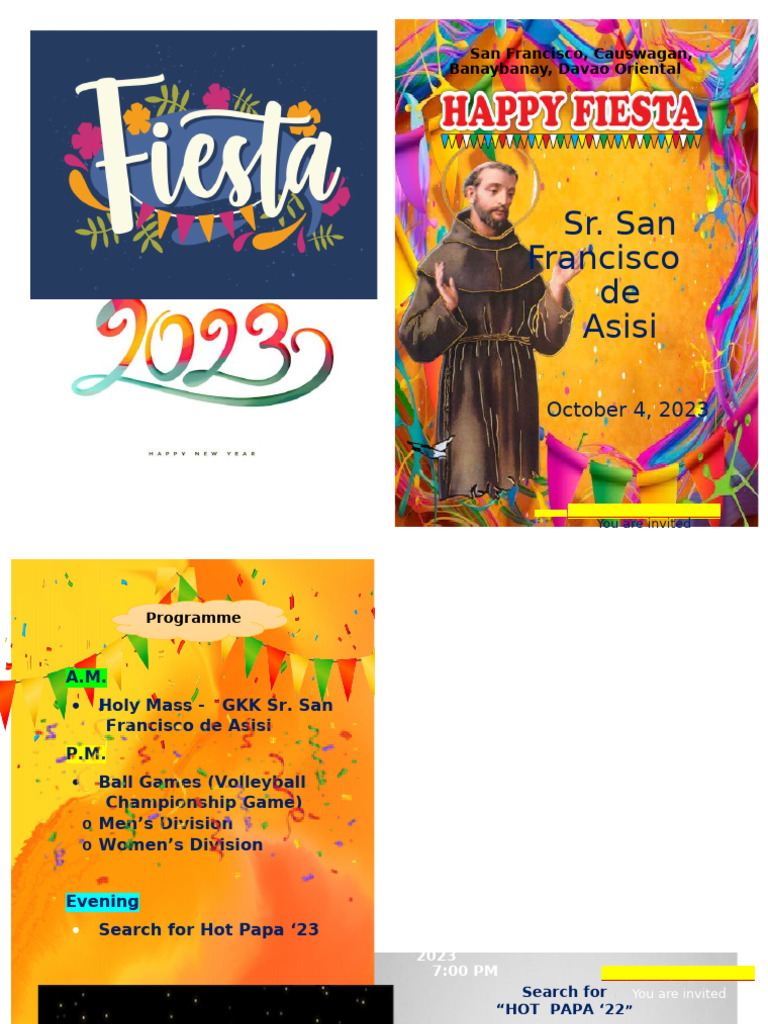 Fiesta Program | PDF