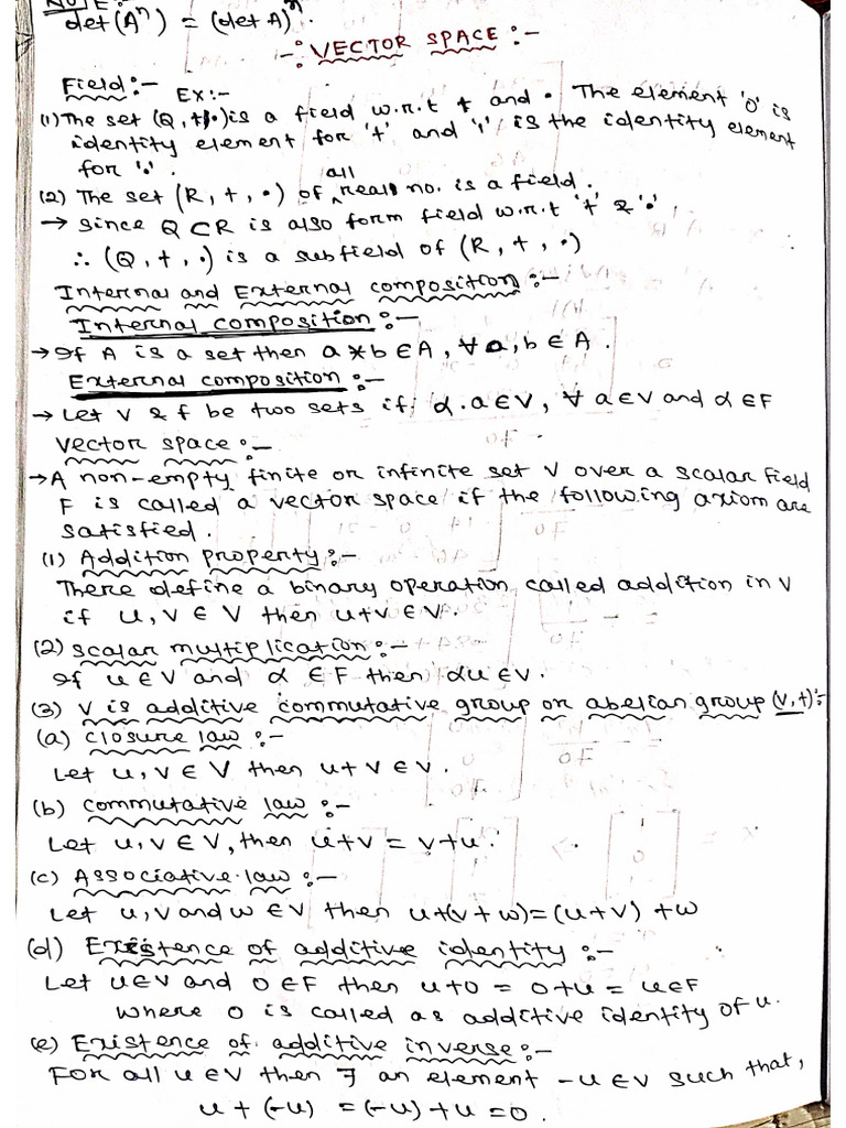 Vector Space | PDF
