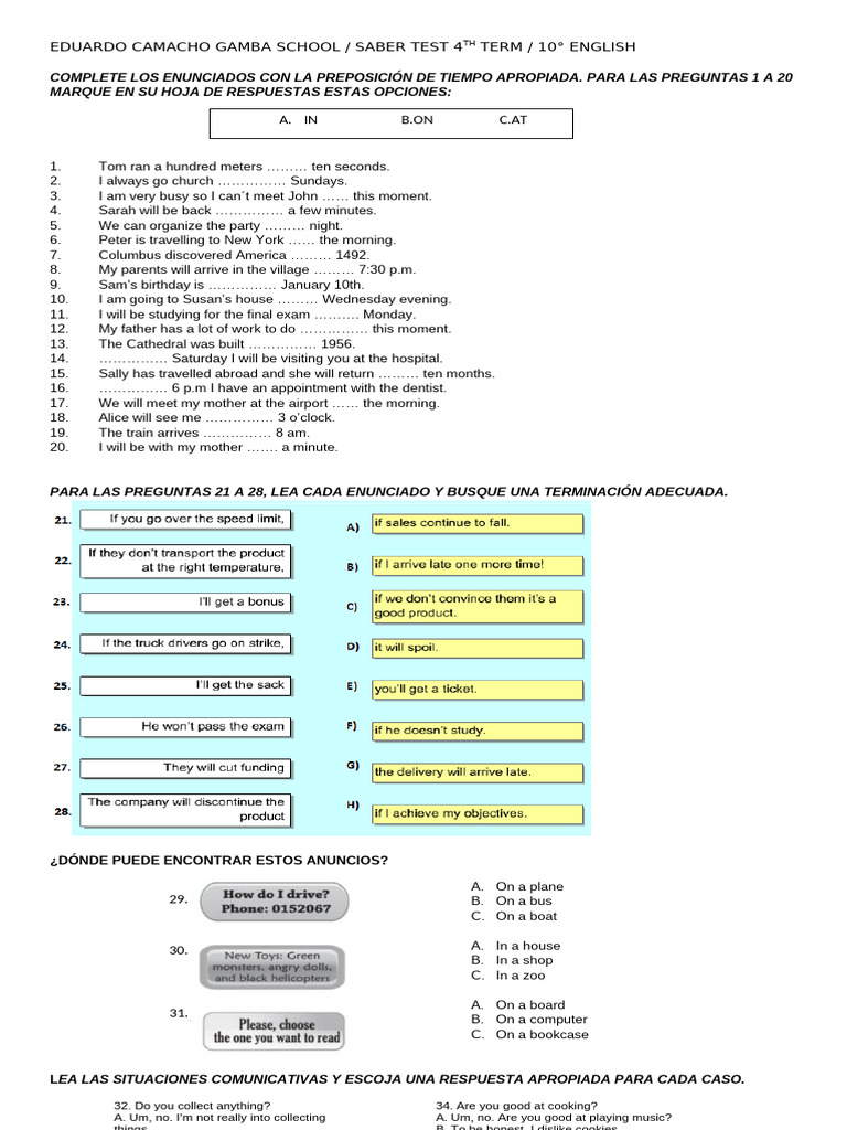 bime 4to periodo | PDF