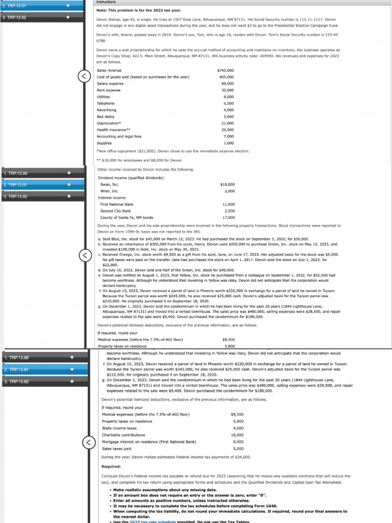 Financial Accounting Problem | PDF