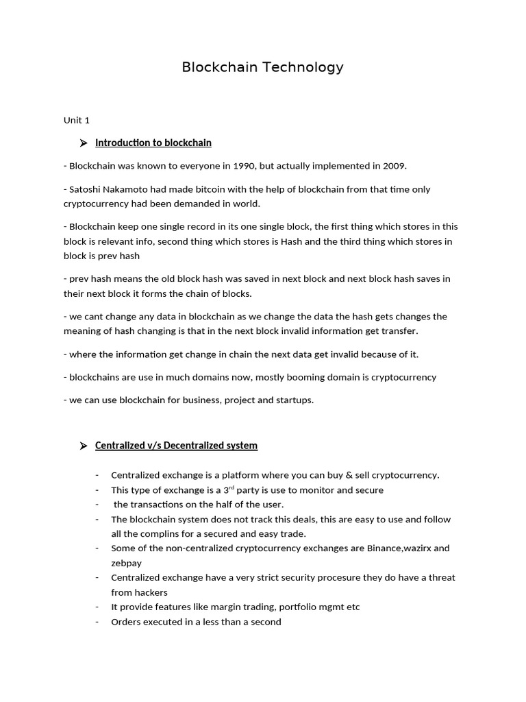 Blockchain Technology | PDF