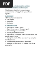 Case Report Template Guide | PDF | Medical Diagnosis | Case Report