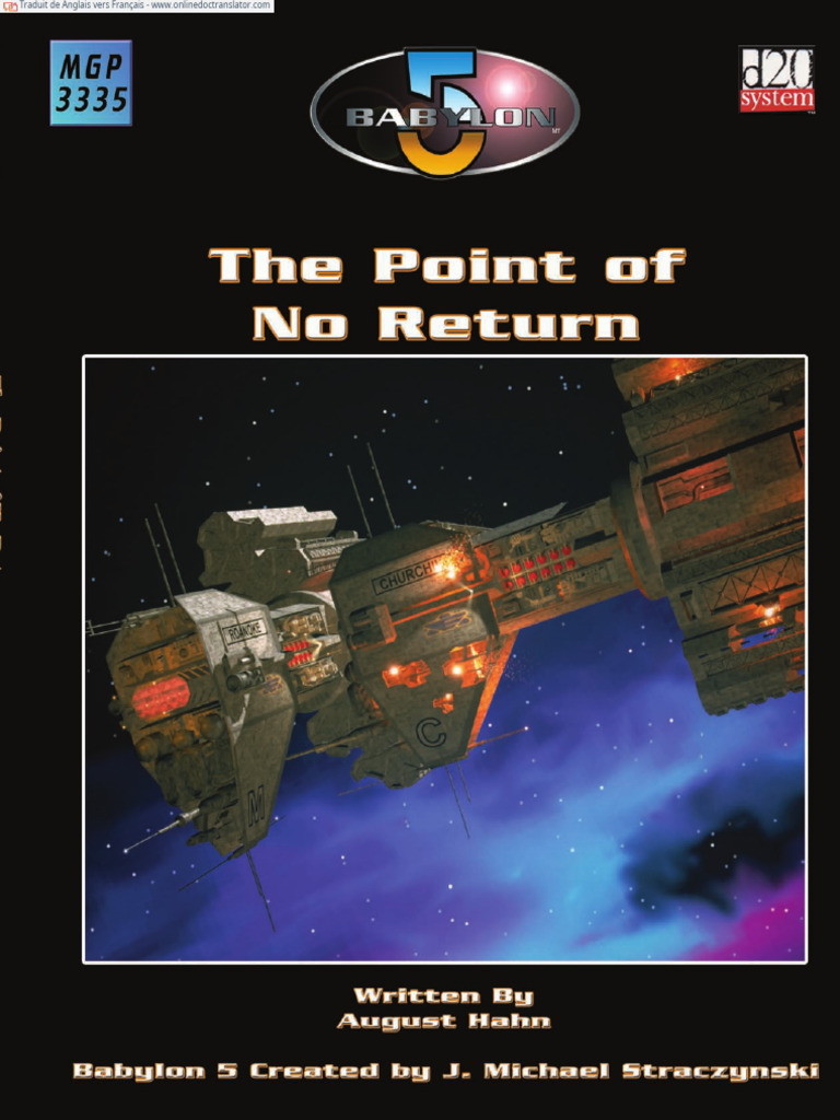 Babylon 5 - Guide Saison 3 - Point de Non Retour | PDF