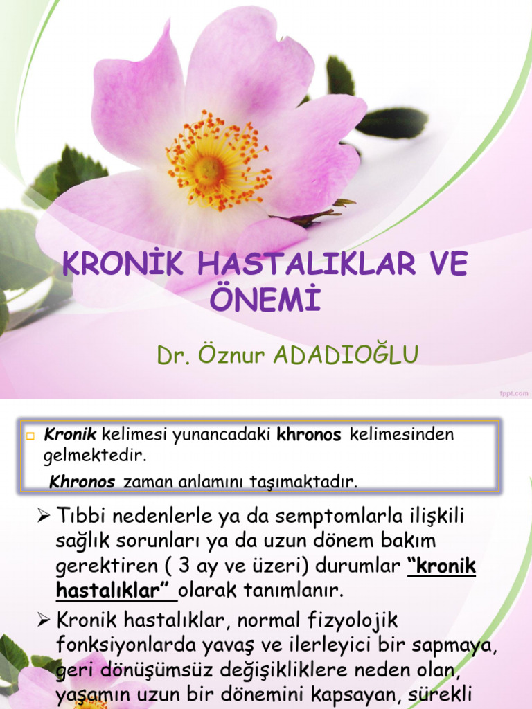 Kronik Hastal Klar Ve Önemi | PDF
