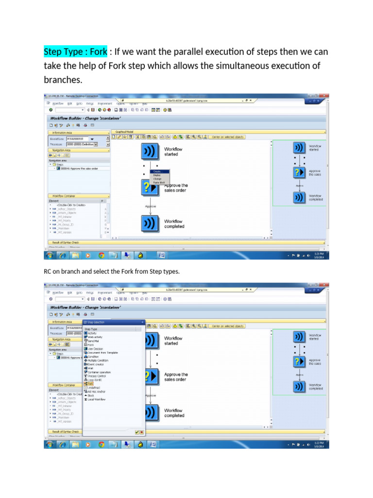 Workflow - Fork | PDF