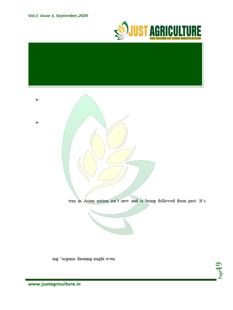 Organic Farming Its Objectives, Principles, Types, Techniques ...