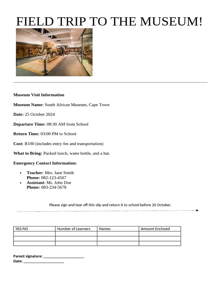 Field Trip File | PDF