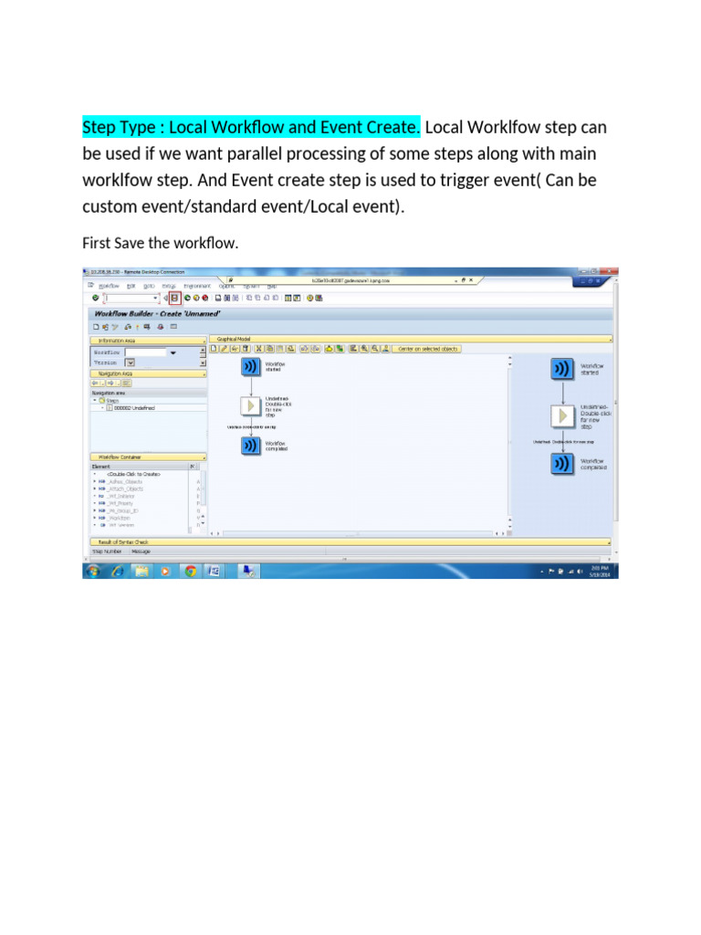 Workflow-Local Workflow - Event Create | PDF | Business | Computers