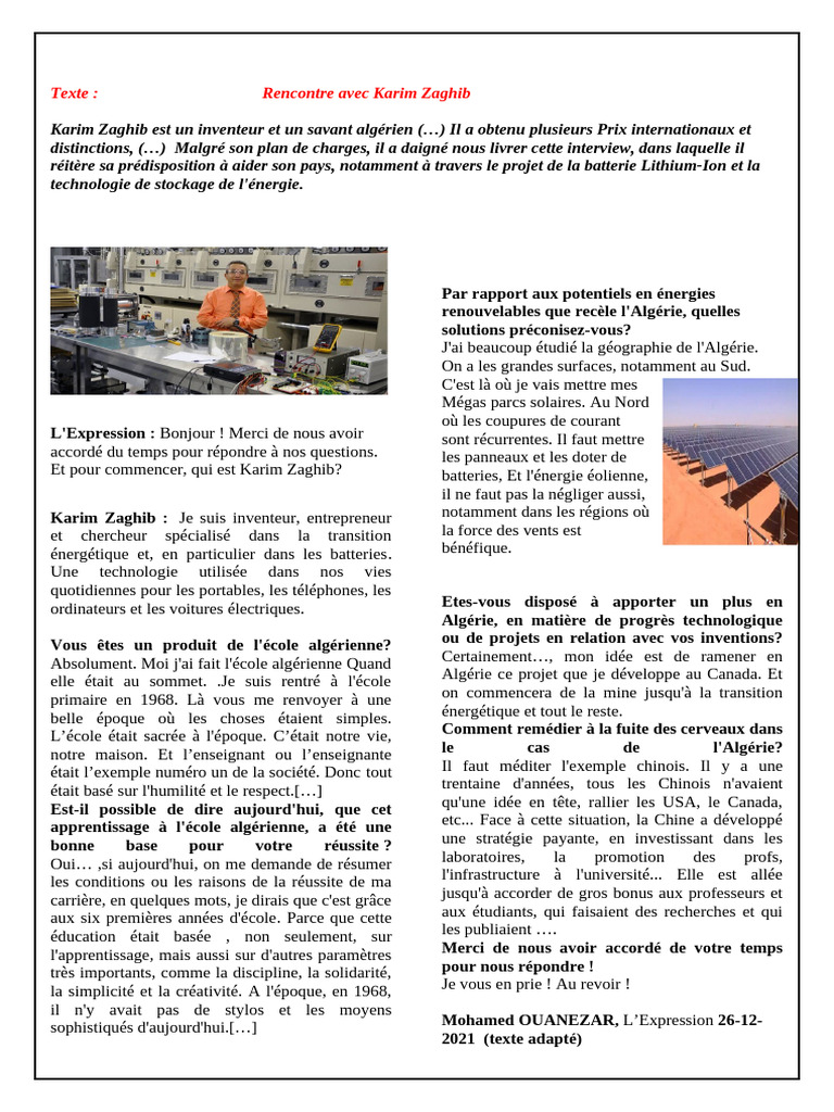 Karim Zeghib Modifié Final | PDF