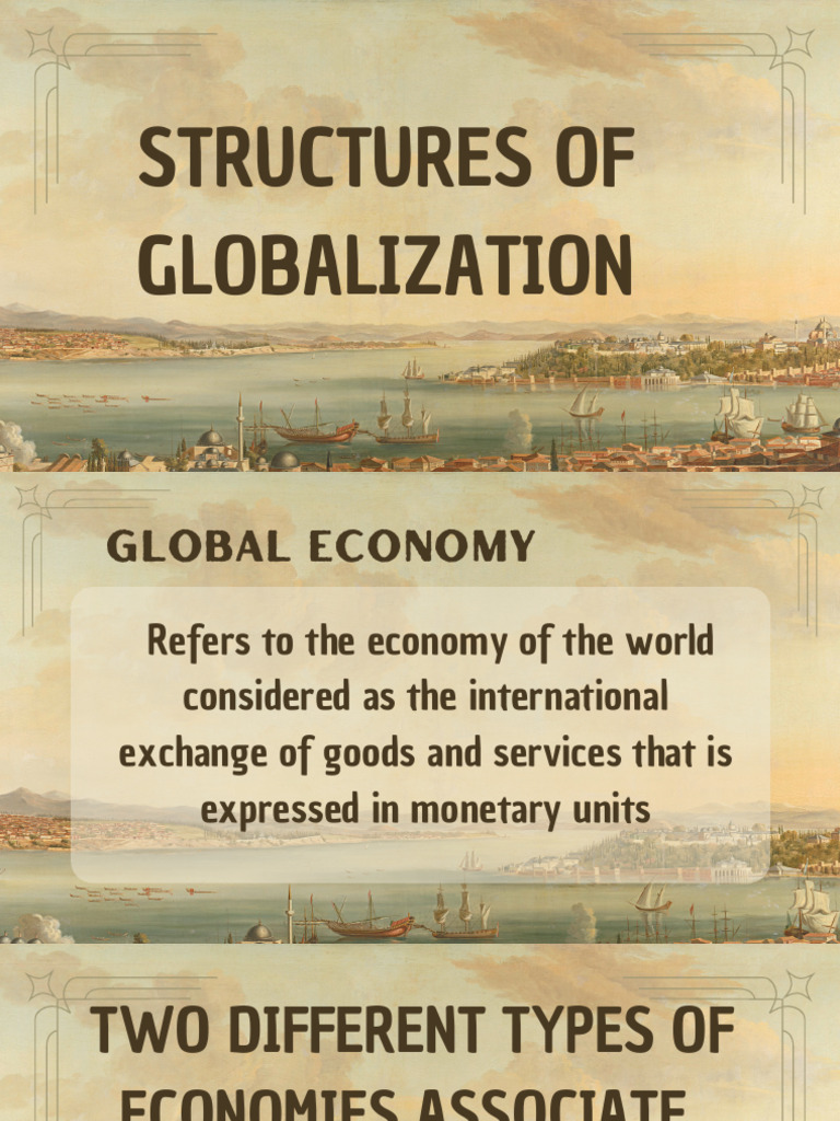 Structures Of Globalization Pdf United Nations International