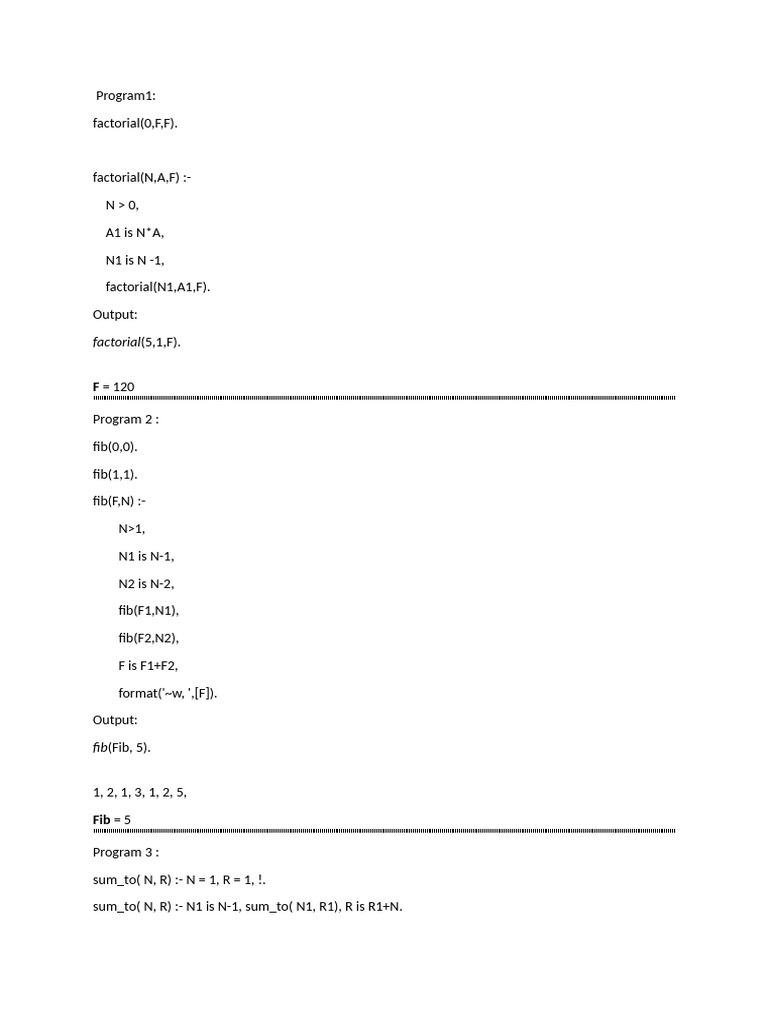 AI Expt 7 Prolog Word | PDF