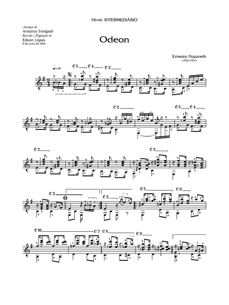 Odeon-Ernesto-Nazareth 230521 110149 | PDF