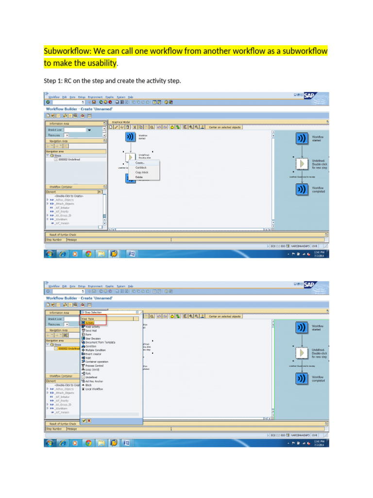 Session 23 - Subworkflow | PDF