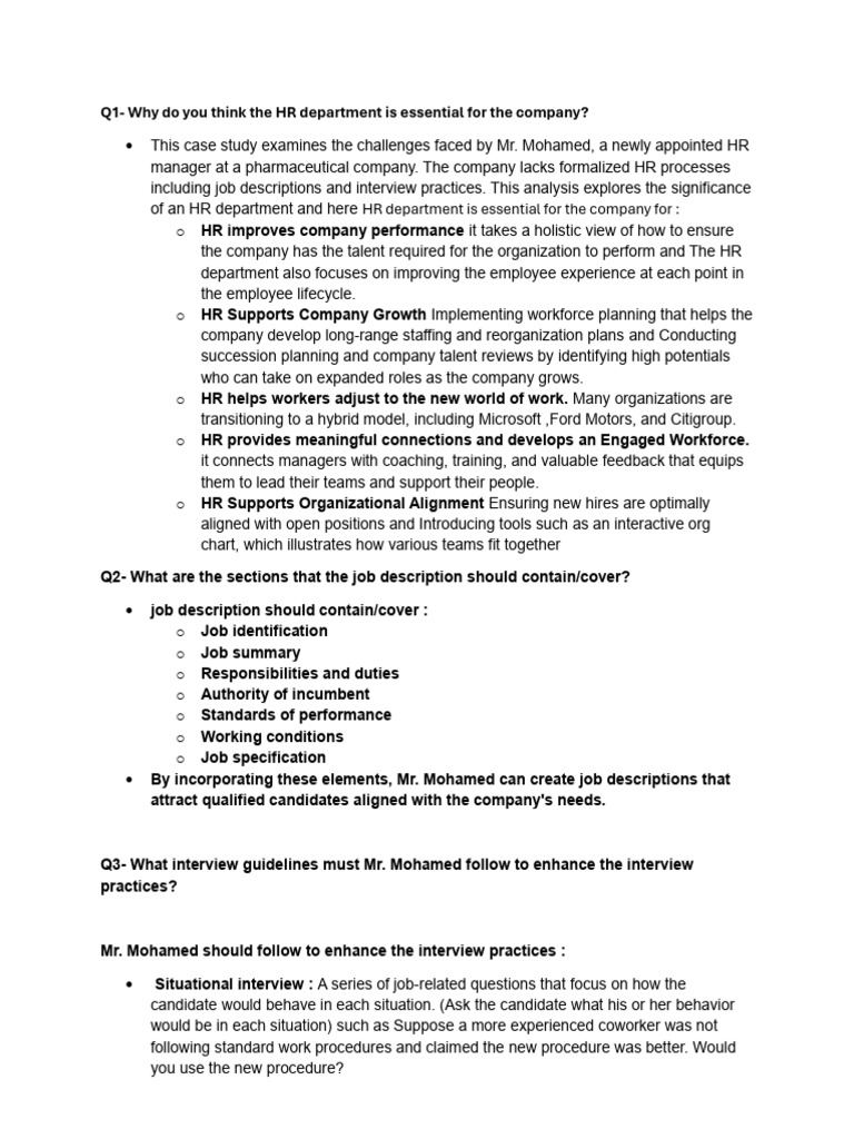 Answer Case Study | PDF