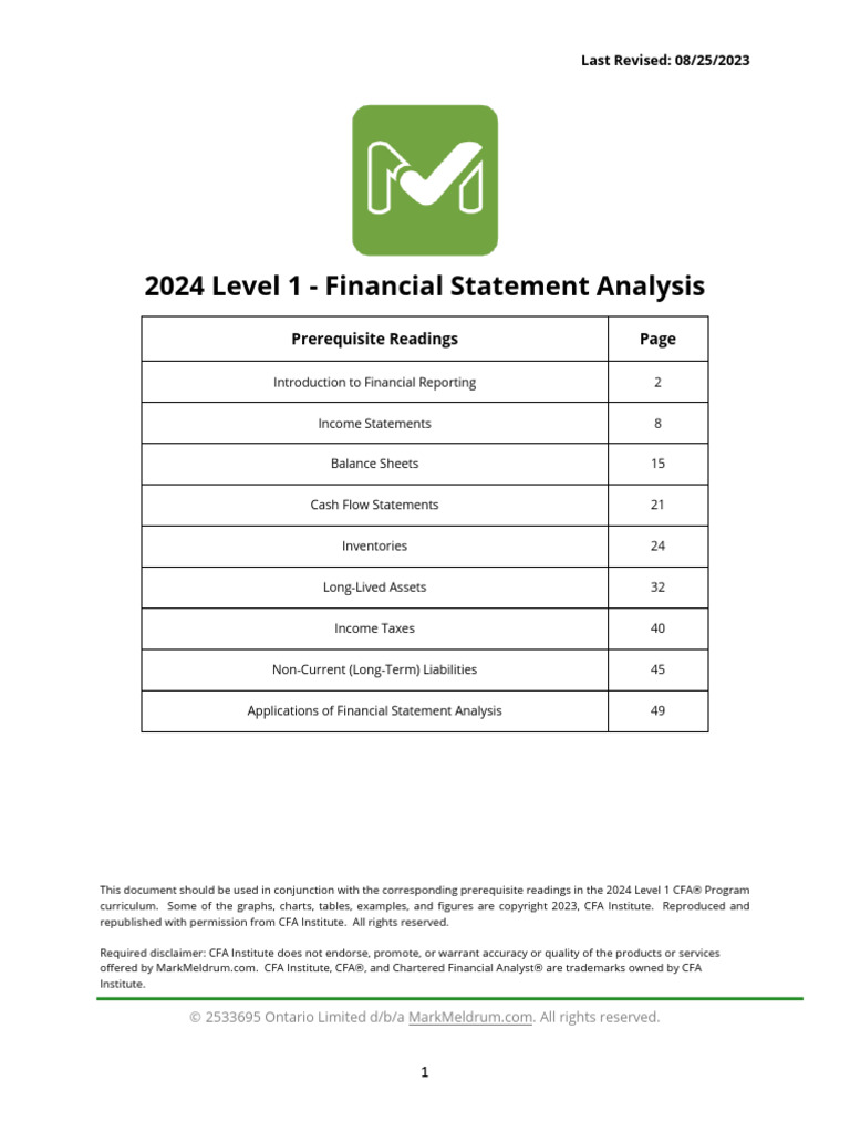 MM Fsa | PDF | Income Statement | Financial Statement