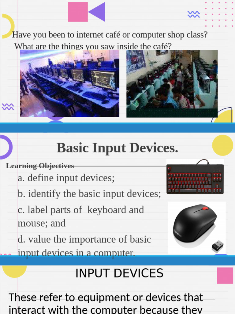 Understanding Basic Input Devices | PDF | Computer Keyboard | Computing