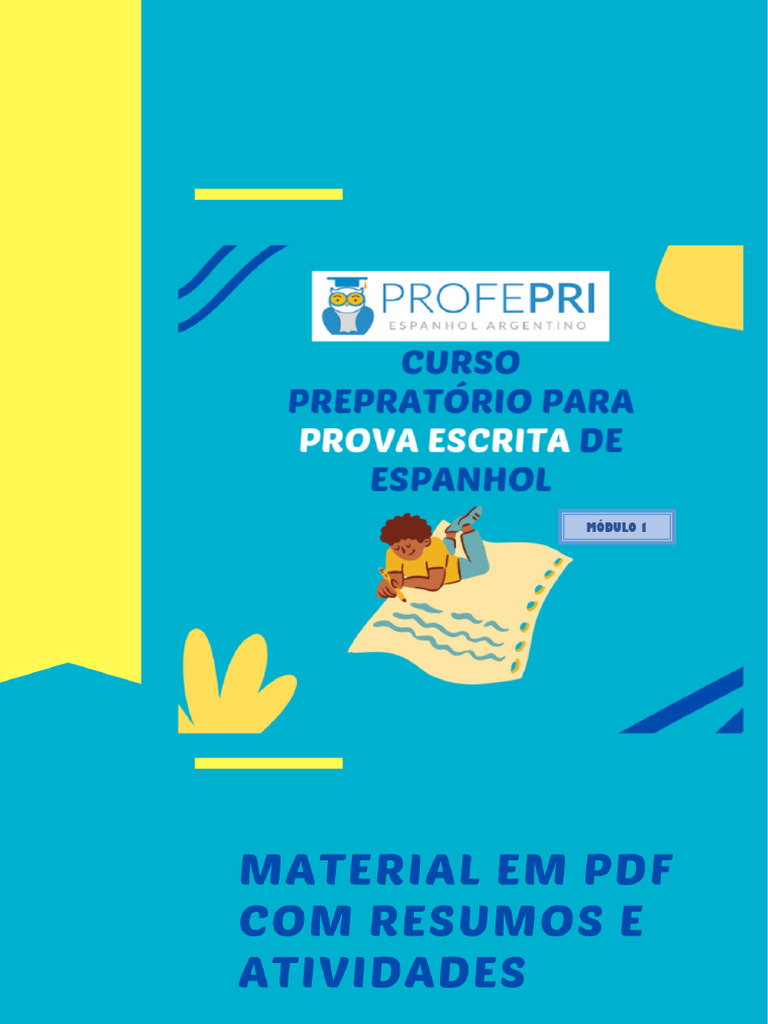 CUADERNILLO - prova escrita - MÓDULO 1 | PDF