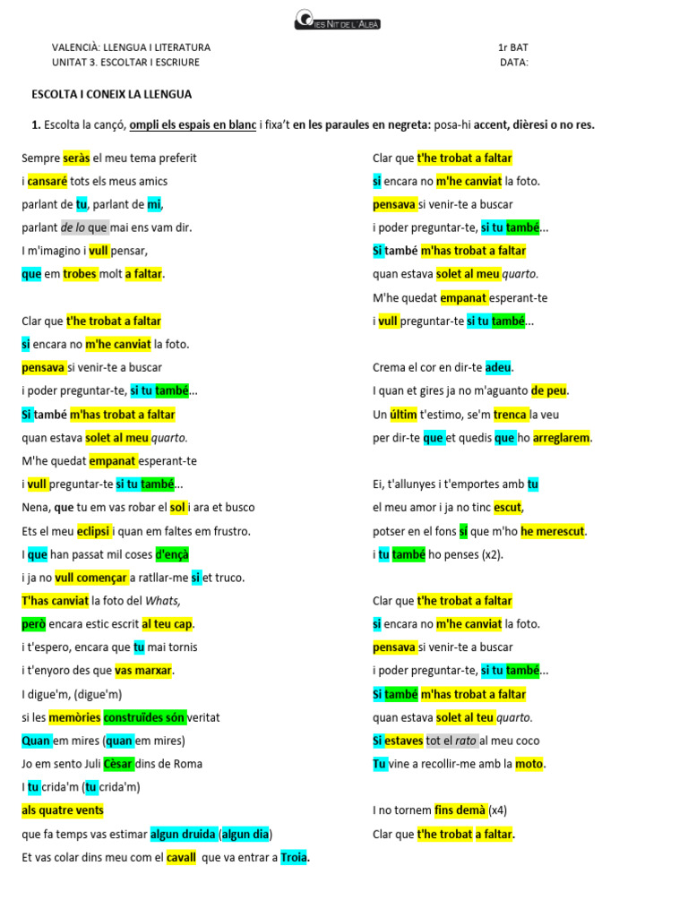 CO SIM - Clar Que... SOL | PDF