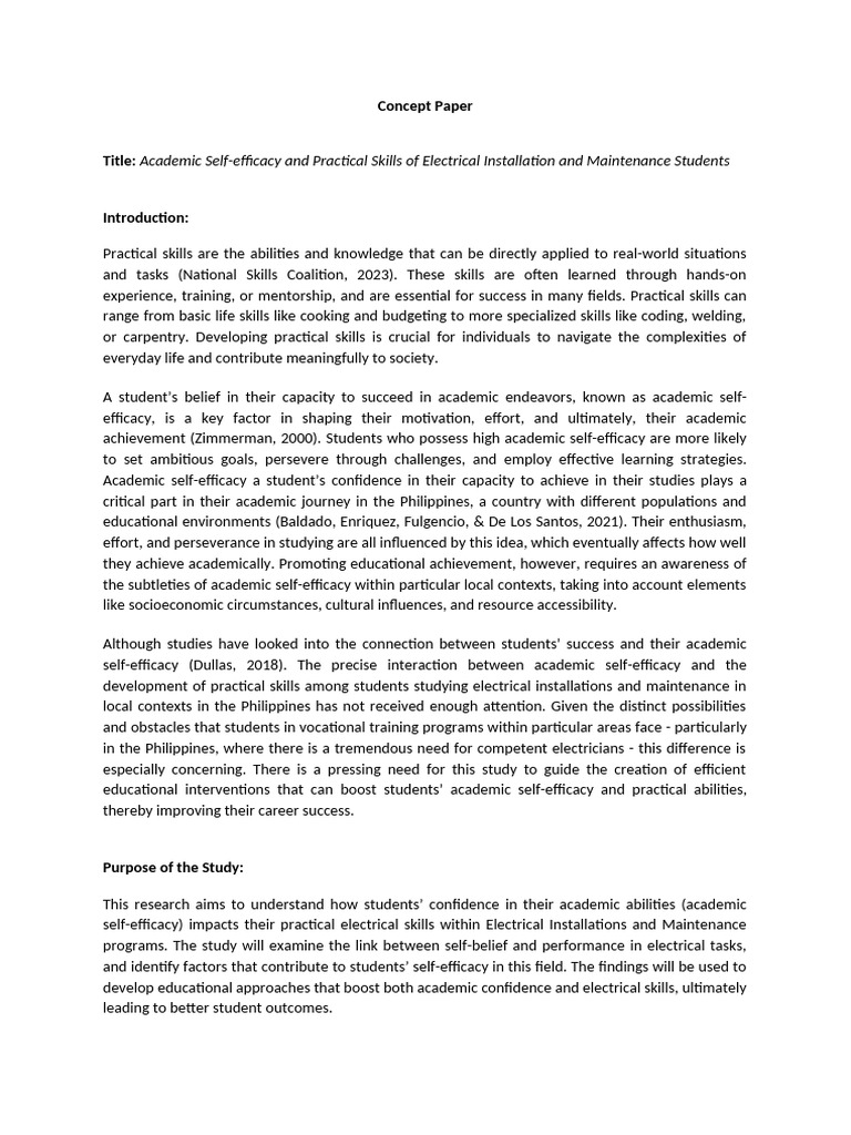 Group 2 - Concept Paper | PDF