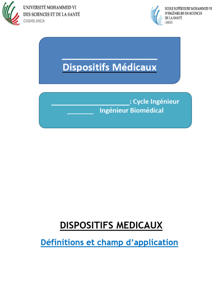 6 Définitions Champ Application DM | PDF