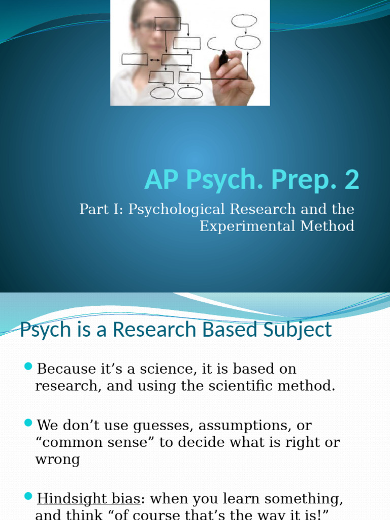 AP Psych Prep 2 Part I Research and Experimental Method | PDF ...