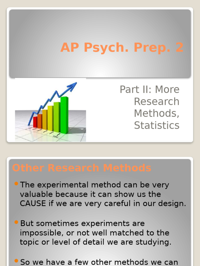 AP Psych Prep 2 Part II More Methods Statistics | PDF | Skewness ...