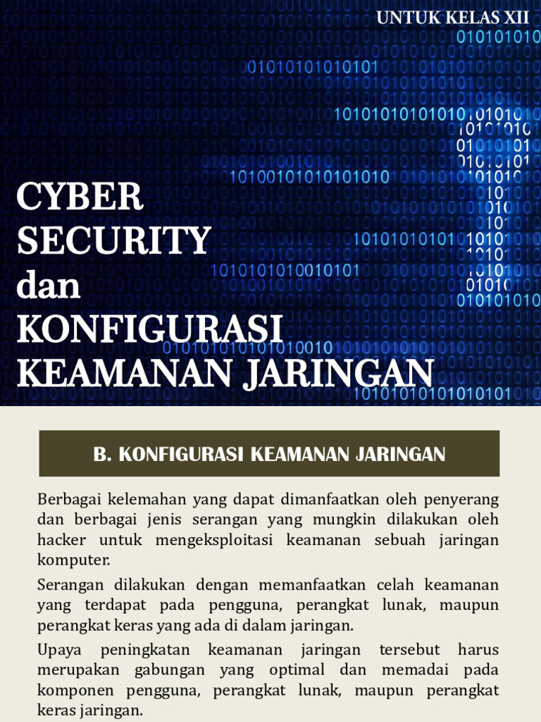 B. Konfigurasi Keamanan Jaringan | PDF | Komputer | Teknologi & Rekayasa