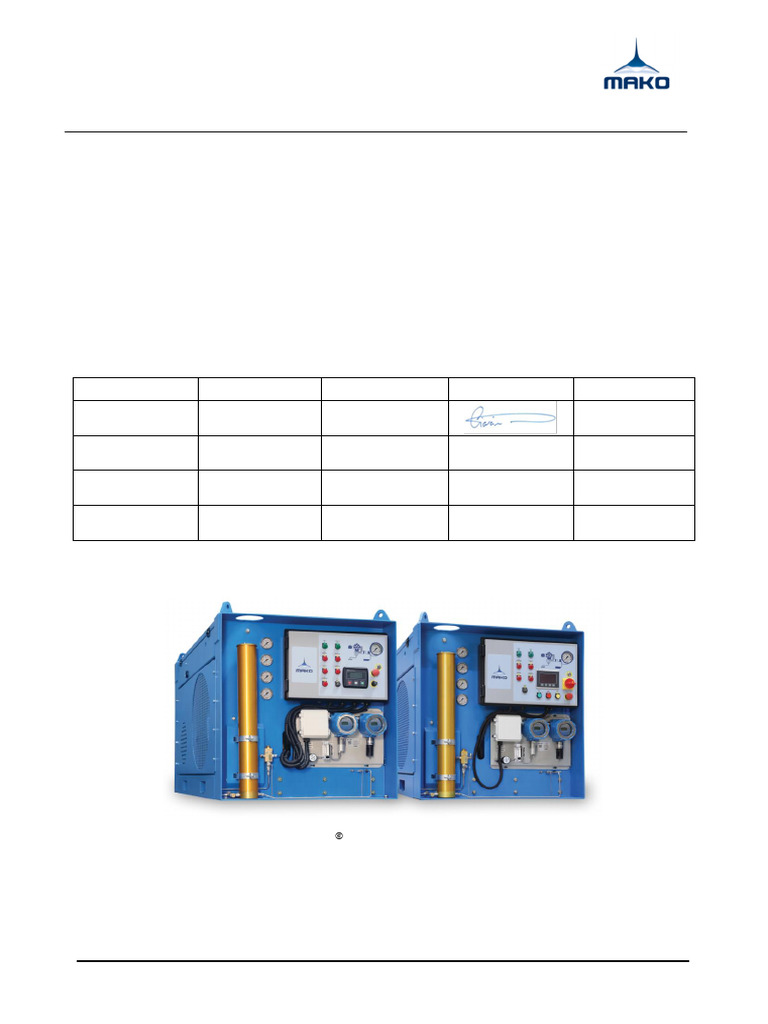 Mako Hba06 Scope of Supply Version2 2022 | PDF