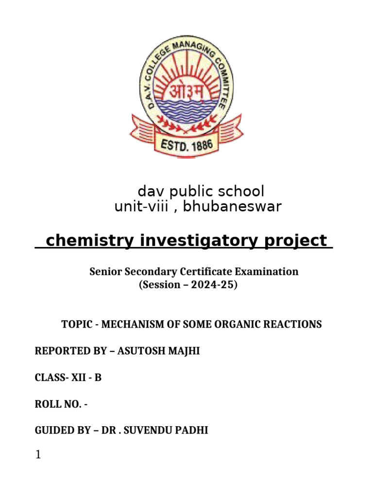 Chem Project | PDF
